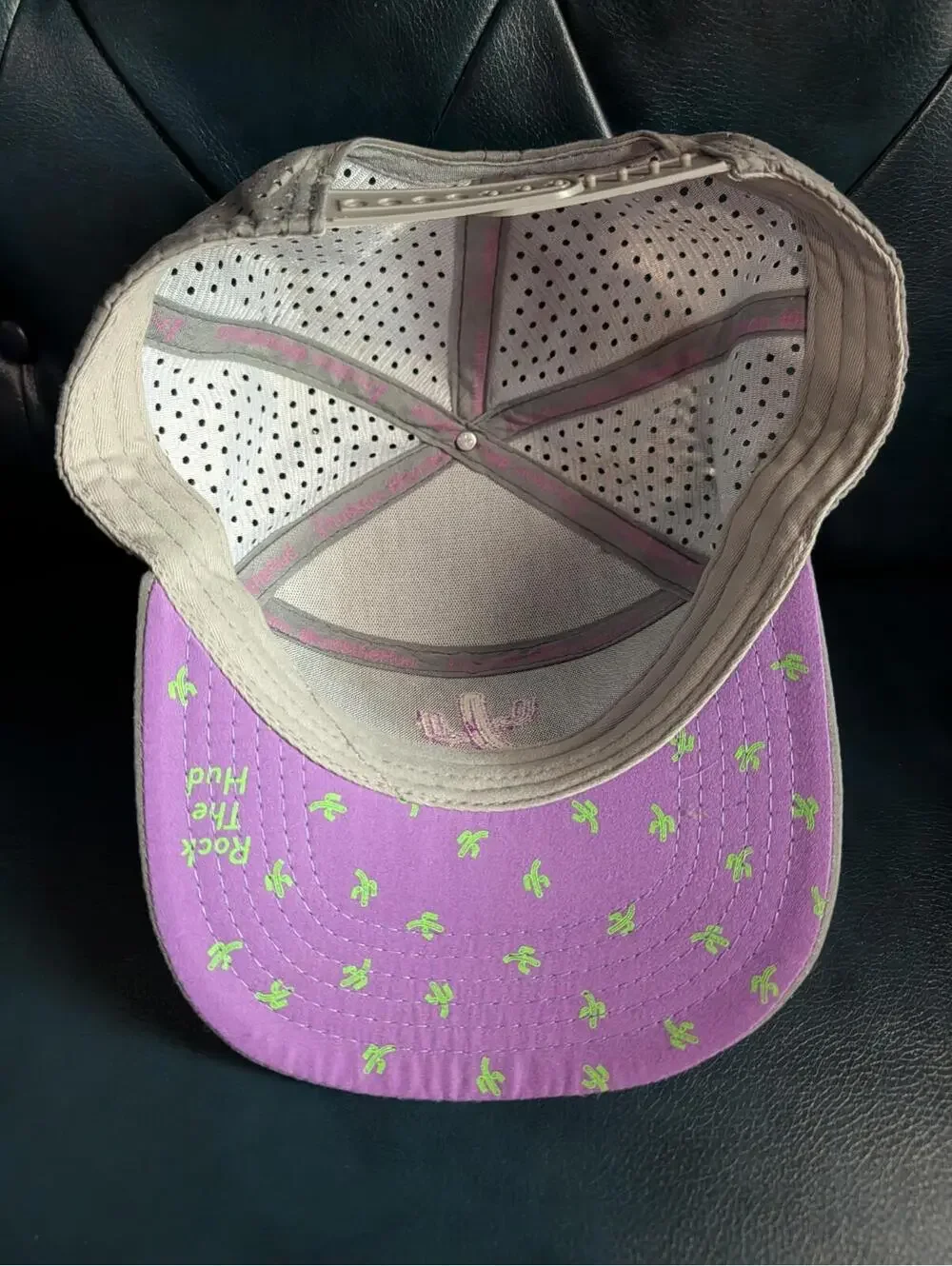Accessories | Dhudson Cactus Hat Grey Purple | Poshmark